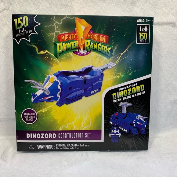 Hasbro | Toys | Mighty Morphin Power Rangersblue Dinozord Construction ...